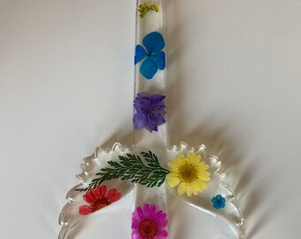 Custom Decorative Dried Pressed Flowers or Flower Petal Floral Dagger ...