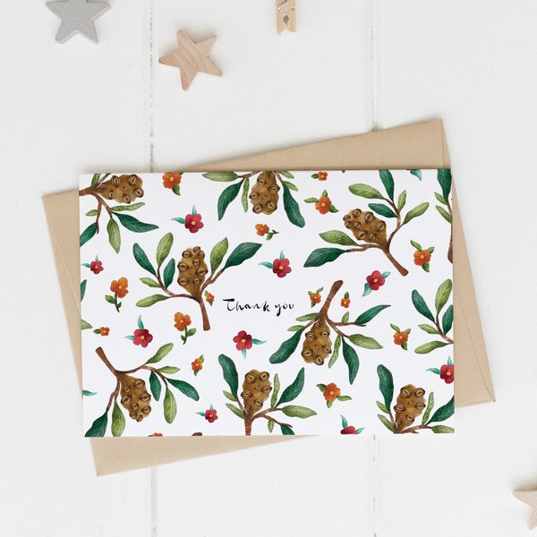 Australian Thank You Card - Etsy
