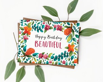 Aussie Happy Birthday Card - Etsy