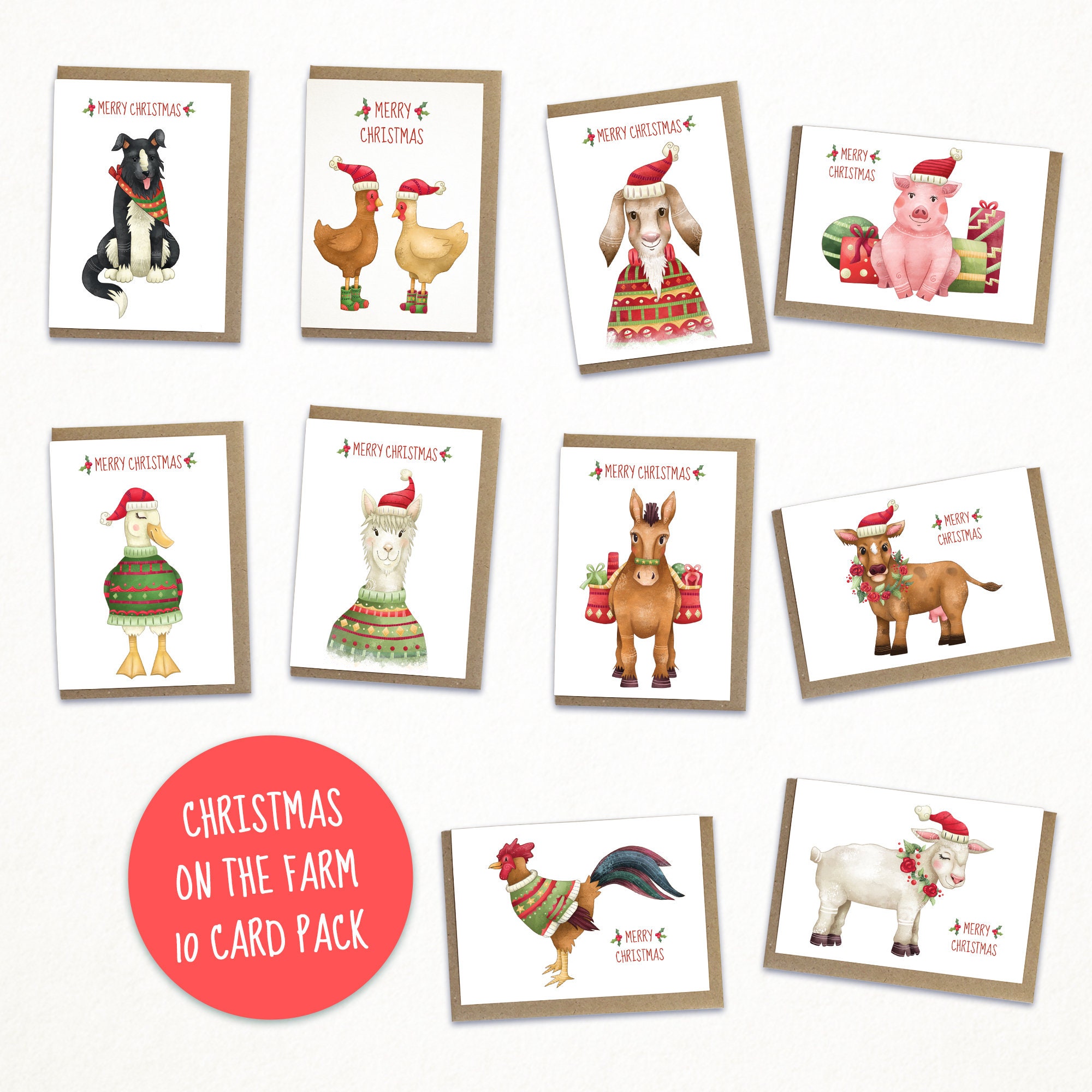 Funny Animal Christmas Cards