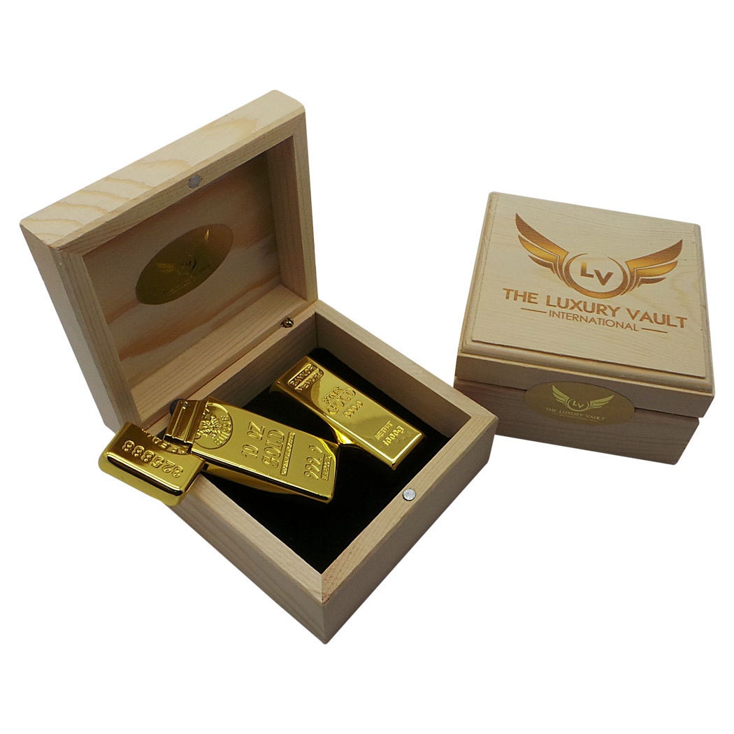 Gold Bar Bullion Lighter and USB Flash Drive Memory Stick in - Etsy