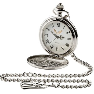 NASA Silver Pocket Watch and Chain Space Astronaut Agency Apollo Flight ...