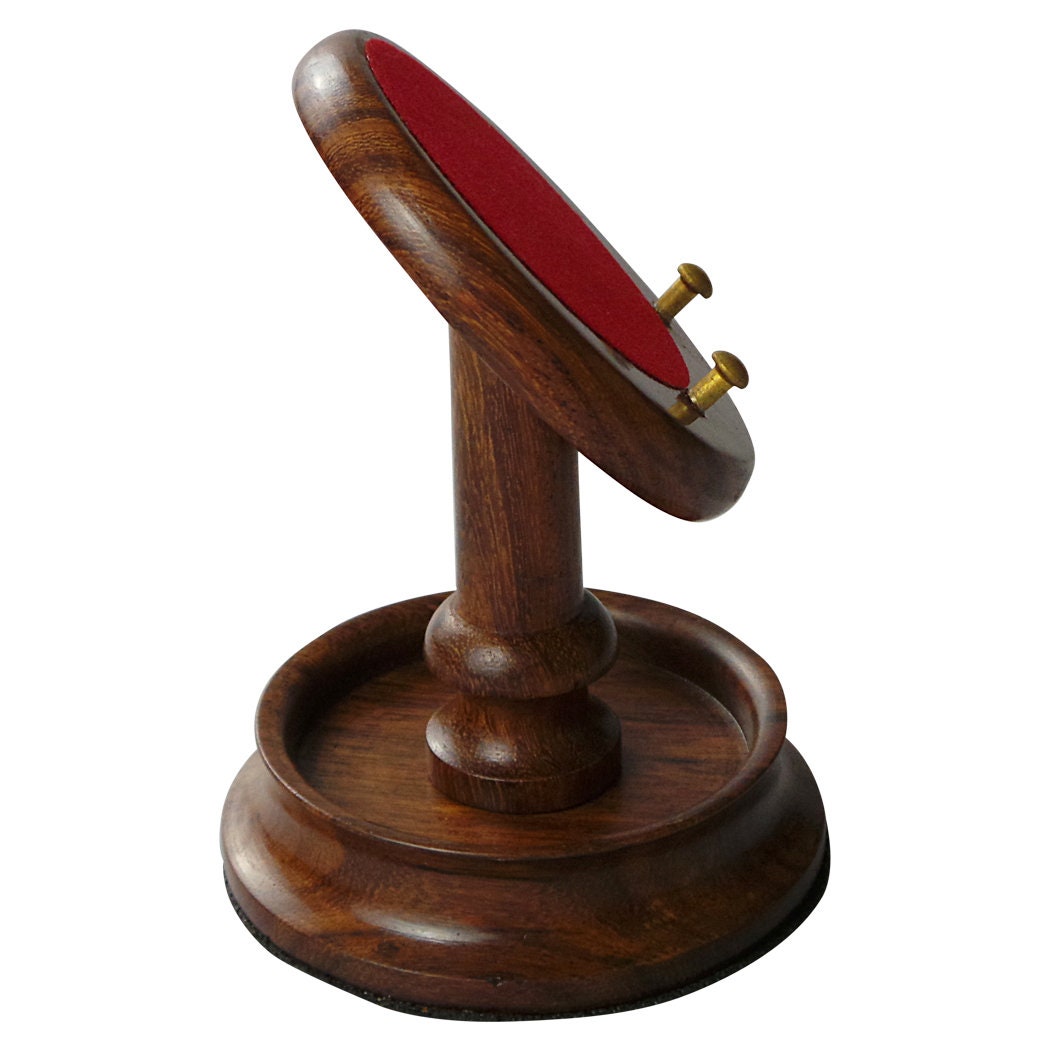 Wooden Pocket Watch Stand Display Holder and Crafted From Real Wood ...