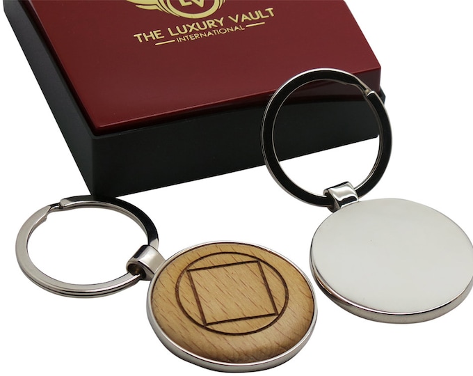 Personalized NA Birthday Token Key Tags, Narcotics Anonymous Key Ring ...