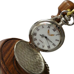 RAF Pocket Watch Full Hunter Silver Plated Royal Air Force Crest ...