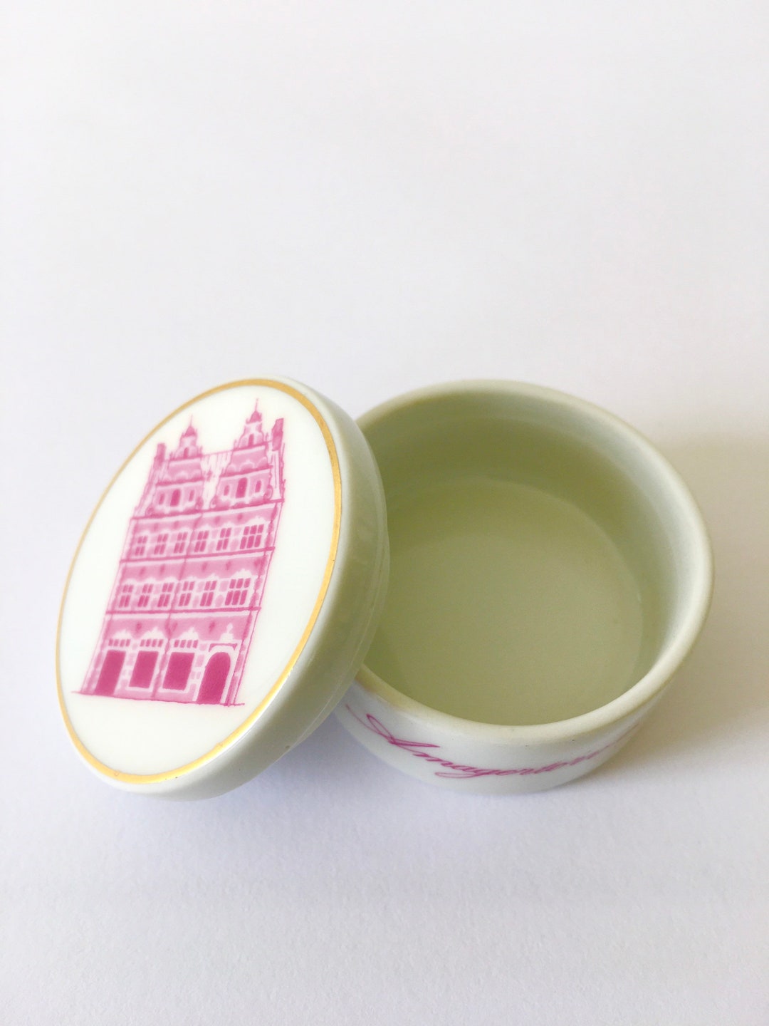 Rare Royal Copenhagen Ruby Red/purple Pill Box. Arnold Krogh - Etsy