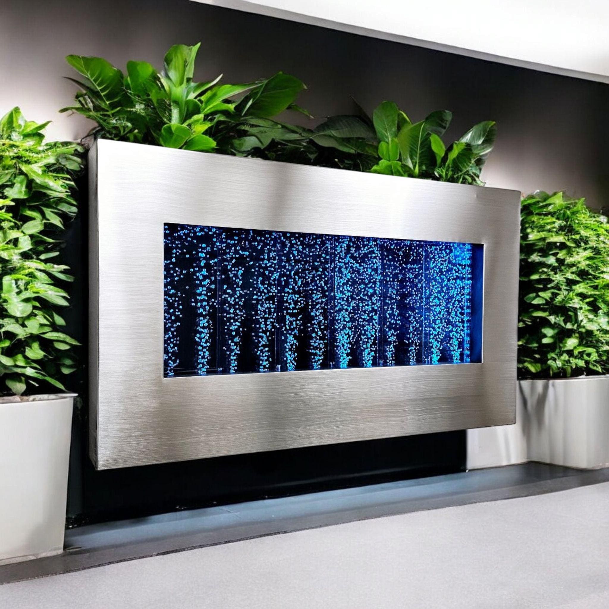 Bubble Wall Fountain, Horizontal Wall Mounted Bubble Panel With ...