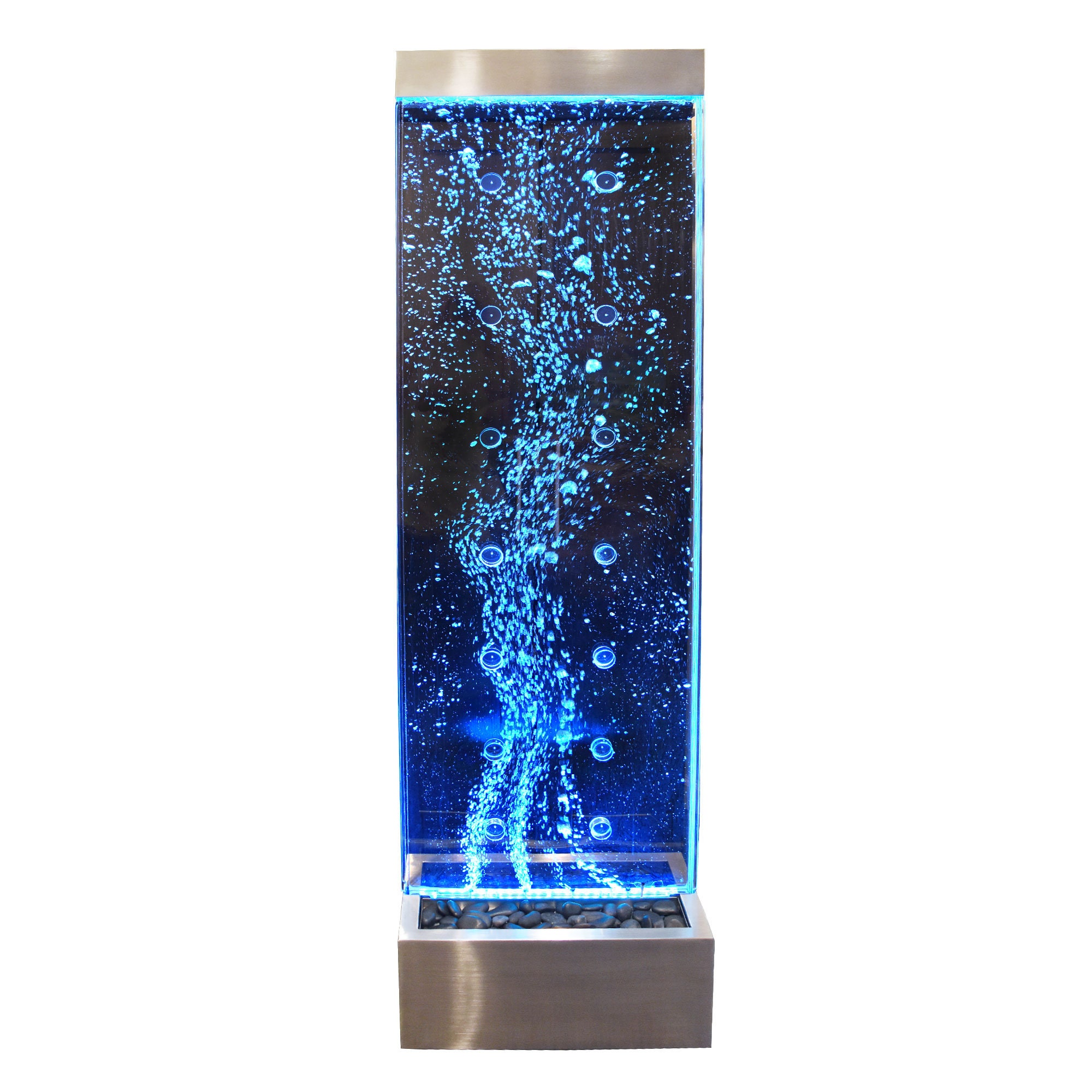 72" Large Dancing Bubble Wall Fountain, Indoor Water Feature, Water ...