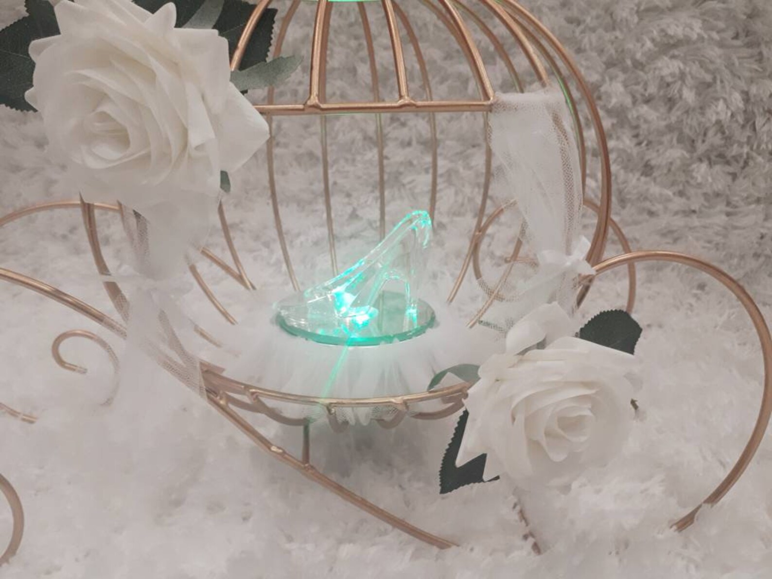 Large Cinderella Carriage With Lights Carriage Centerpiece - Etsy