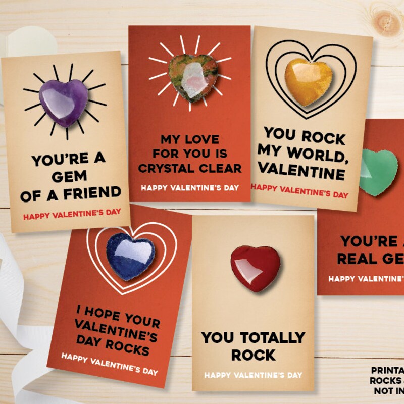Valentines Card Geology - Etsy