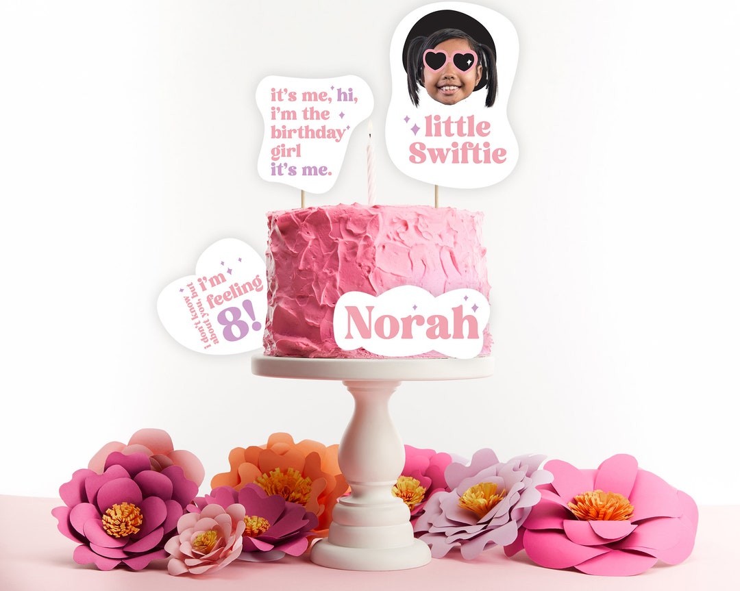 PRINTABLE- Taylor Swift Birthday Little Swiftie Photo Party ...