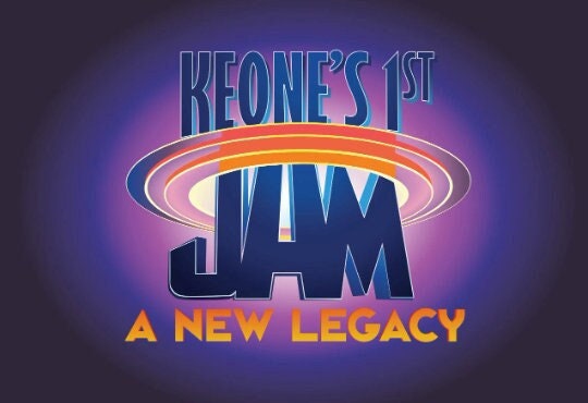 Custom Space Jam Birthday Backdrop Banner Party Step and - Etsy