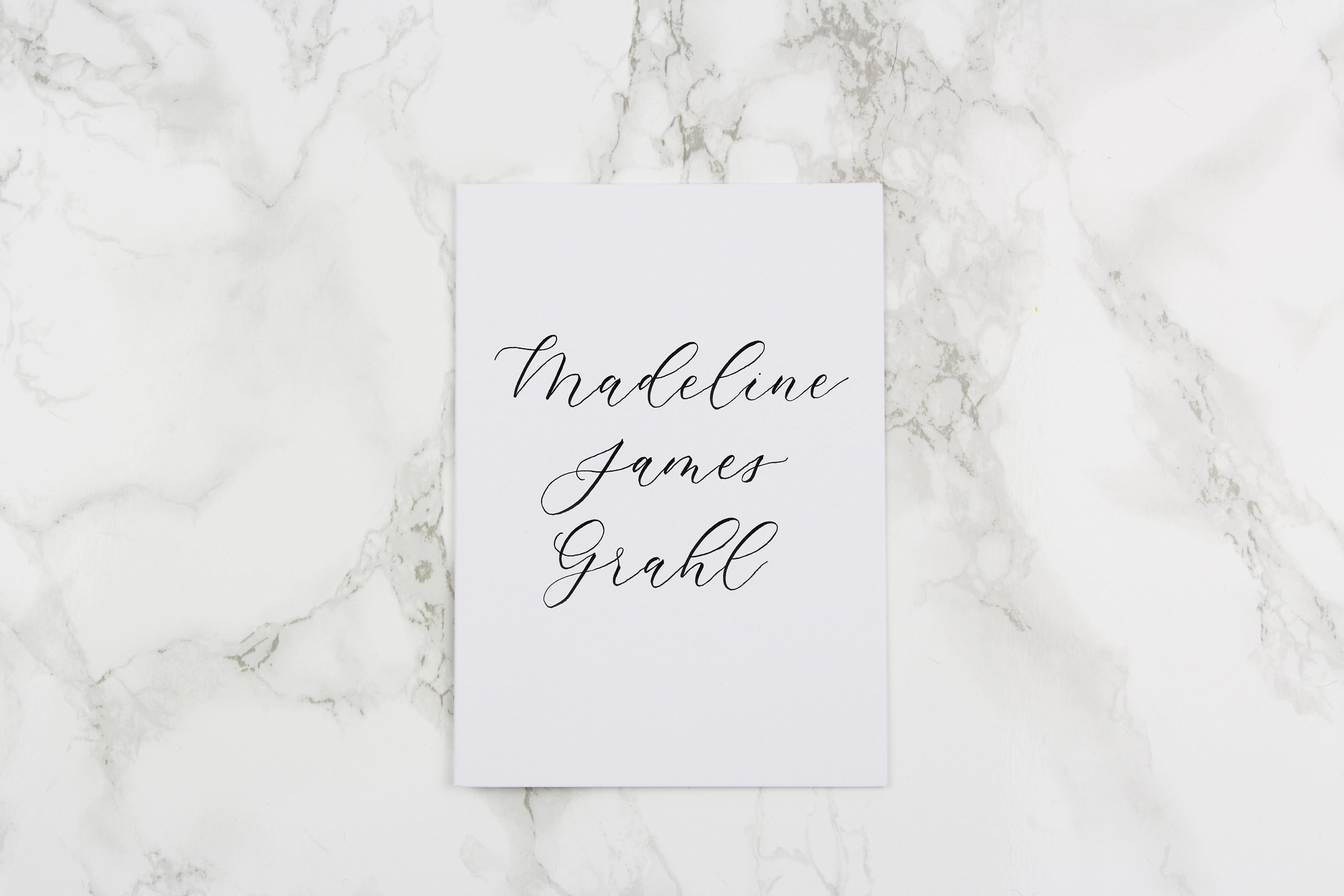 Custom Name Calligraphy - Etsy