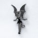 Tinker Hell Gothic Enamel Pin - Black & Silver - Goth Fashion ...