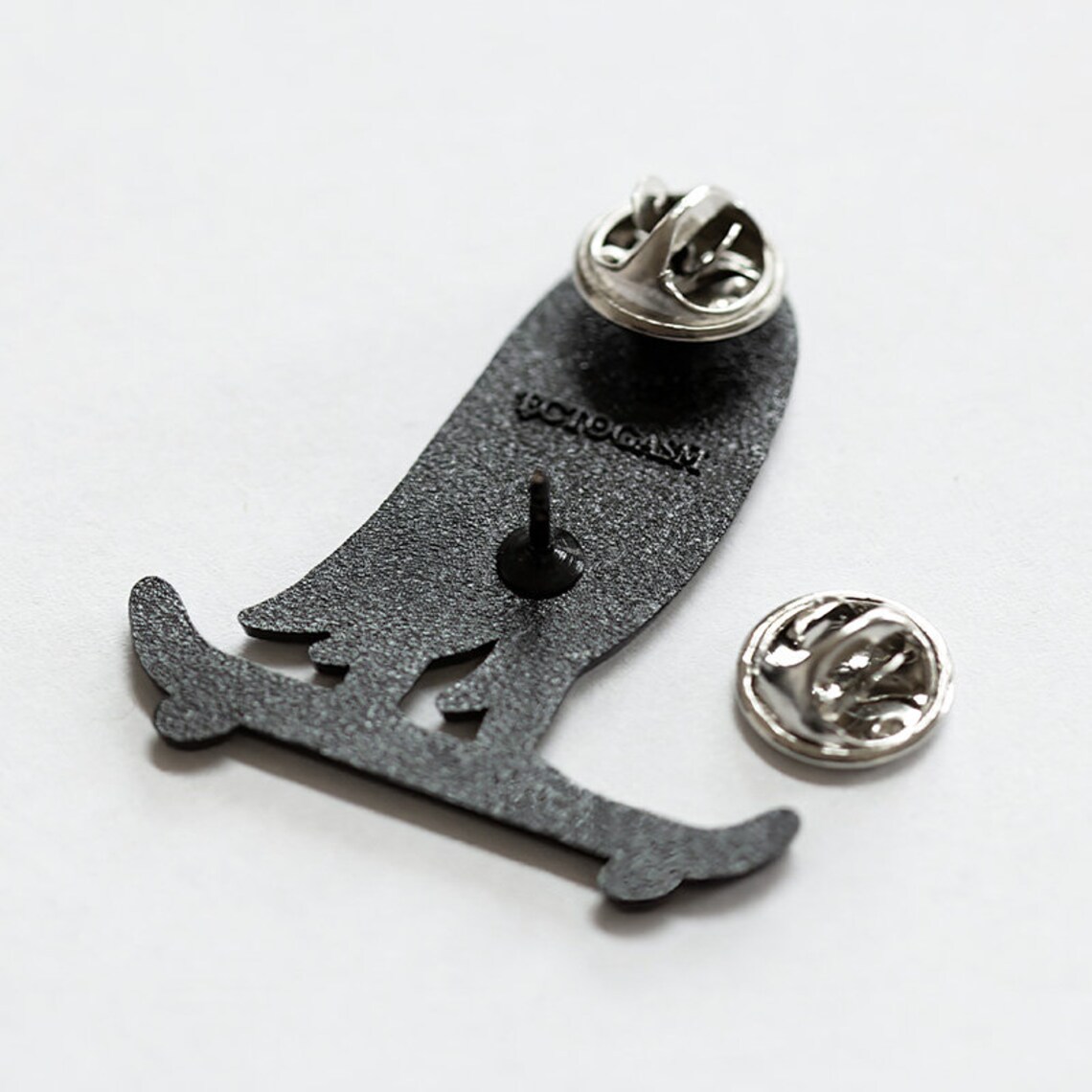 Skateboarding Ghost Enamel Pin - Funny Spooky Gothic Fashion ...