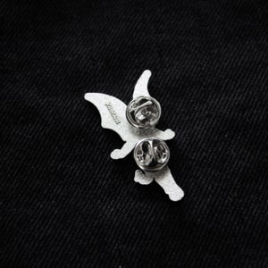 Tinker Hell Gothic Enamel Pin - Black & Silver - Goth Fashion ...