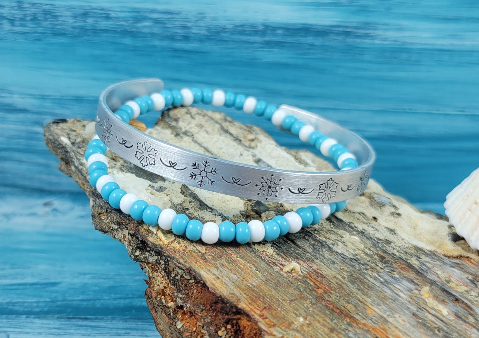 Snowflake Cuff Winter Cuff Snow Cuff Snowflake Jewelry - Etsy