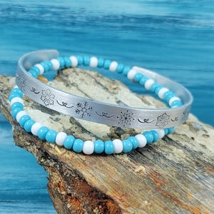 Snowflake Cuff Winter Cuff Snow Cuff Snowflake Jewelry - Etsy