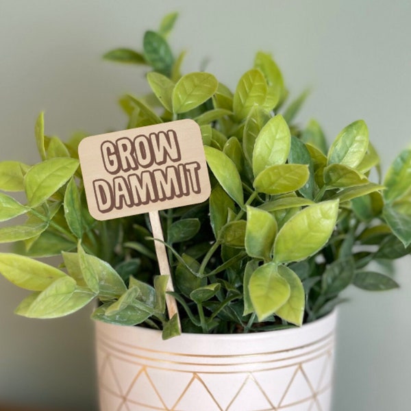 Grow Dammit - Etsy