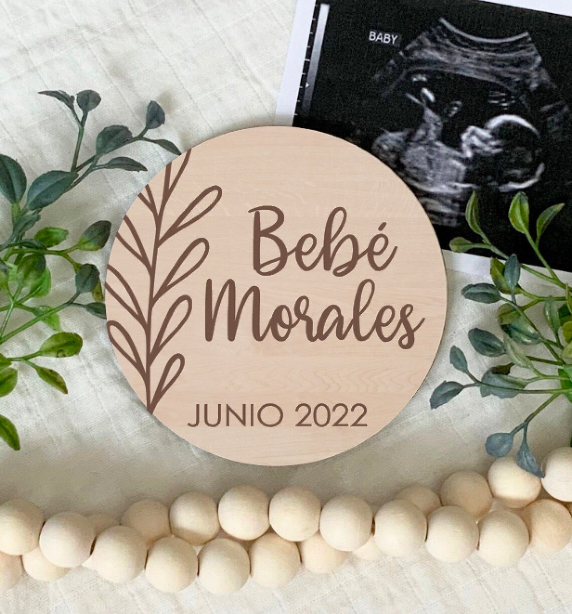 Spanish Pregnancy Announcement Sign Bebe New Baby Maternity - Etsy Hong ...