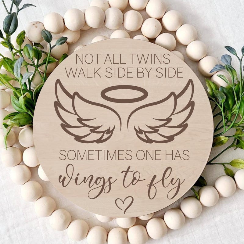 Twin Sign for Nursery - Etsy