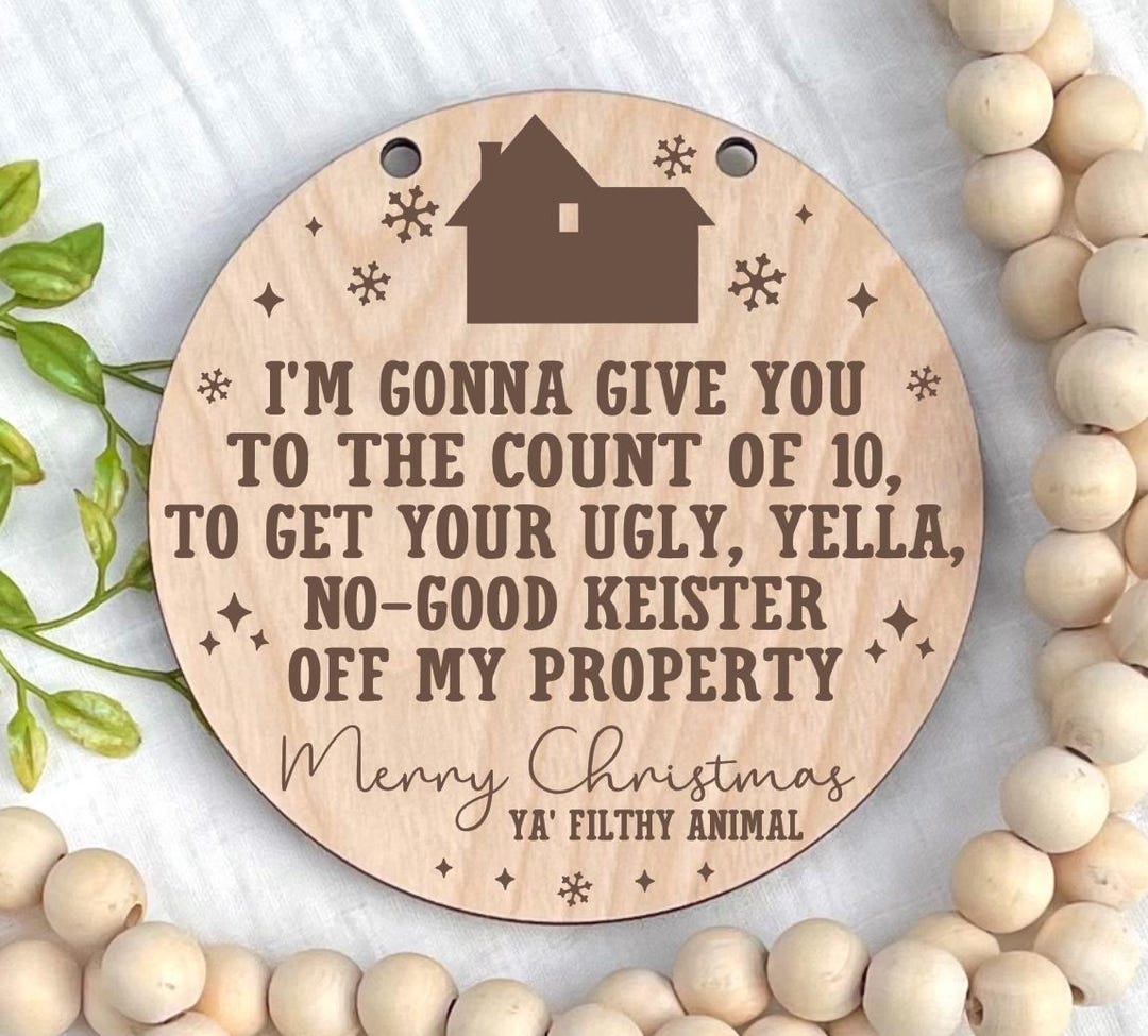 I'm Gonna Give You to the Count of 10, Funny Home Alone Door Sign ...