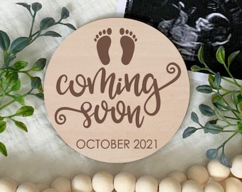 Baby Coming Soon Sign | Etsy