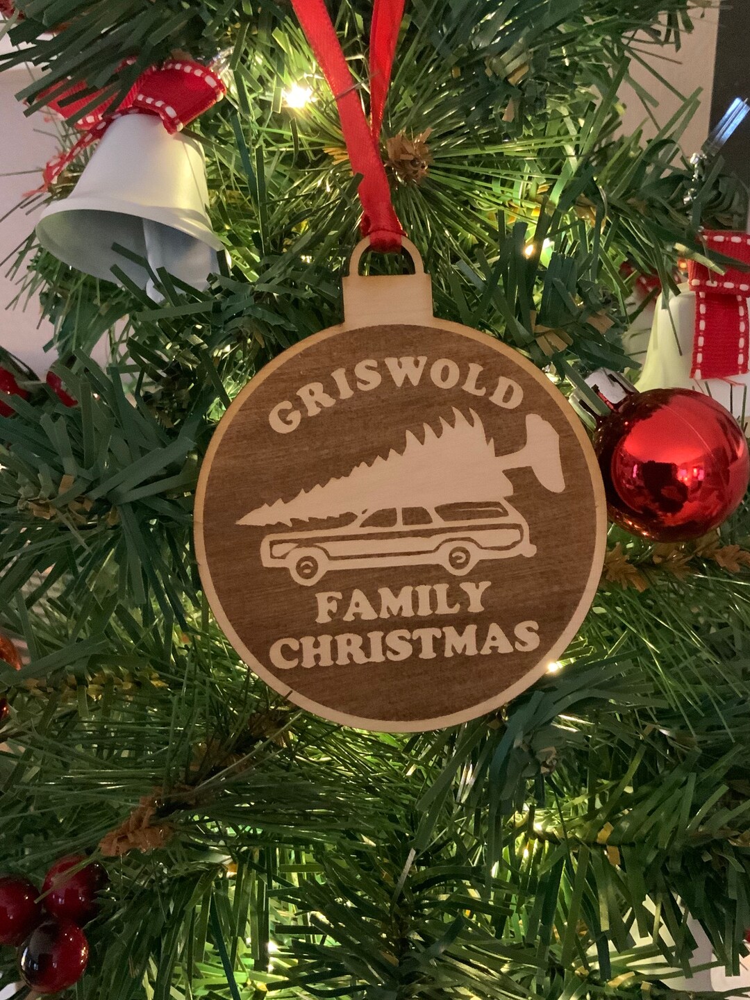 Griswold Family Christmas Ornament, National Lampoon's, Engraved Wood ...