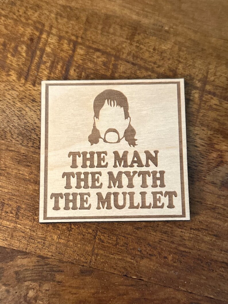 The Man the Myth the Mullet Magnet, Funny Mullet Refrigerator Magnet ...