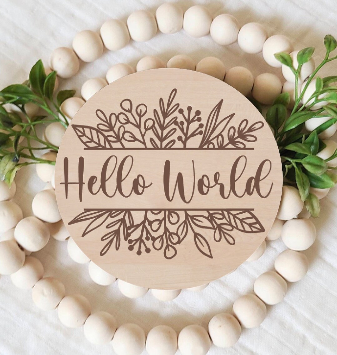 Hello World, Birth Announcement Sign, New Baby, Newborn Photo Prop ...