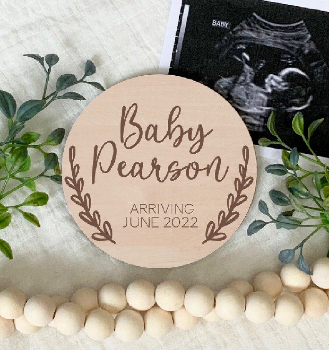 Pregnancy Announcement Sign, New Baby, Coming Soon, Maternity Photo ...