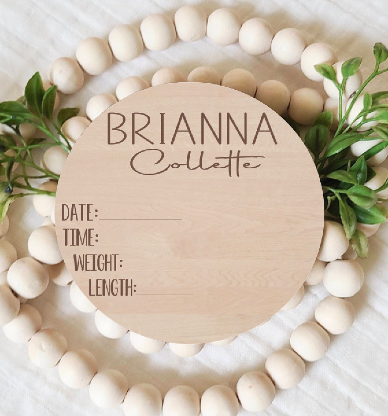 Baby Foot Print Sign Personalized Birth Stat Sign Foot Print | Etsy