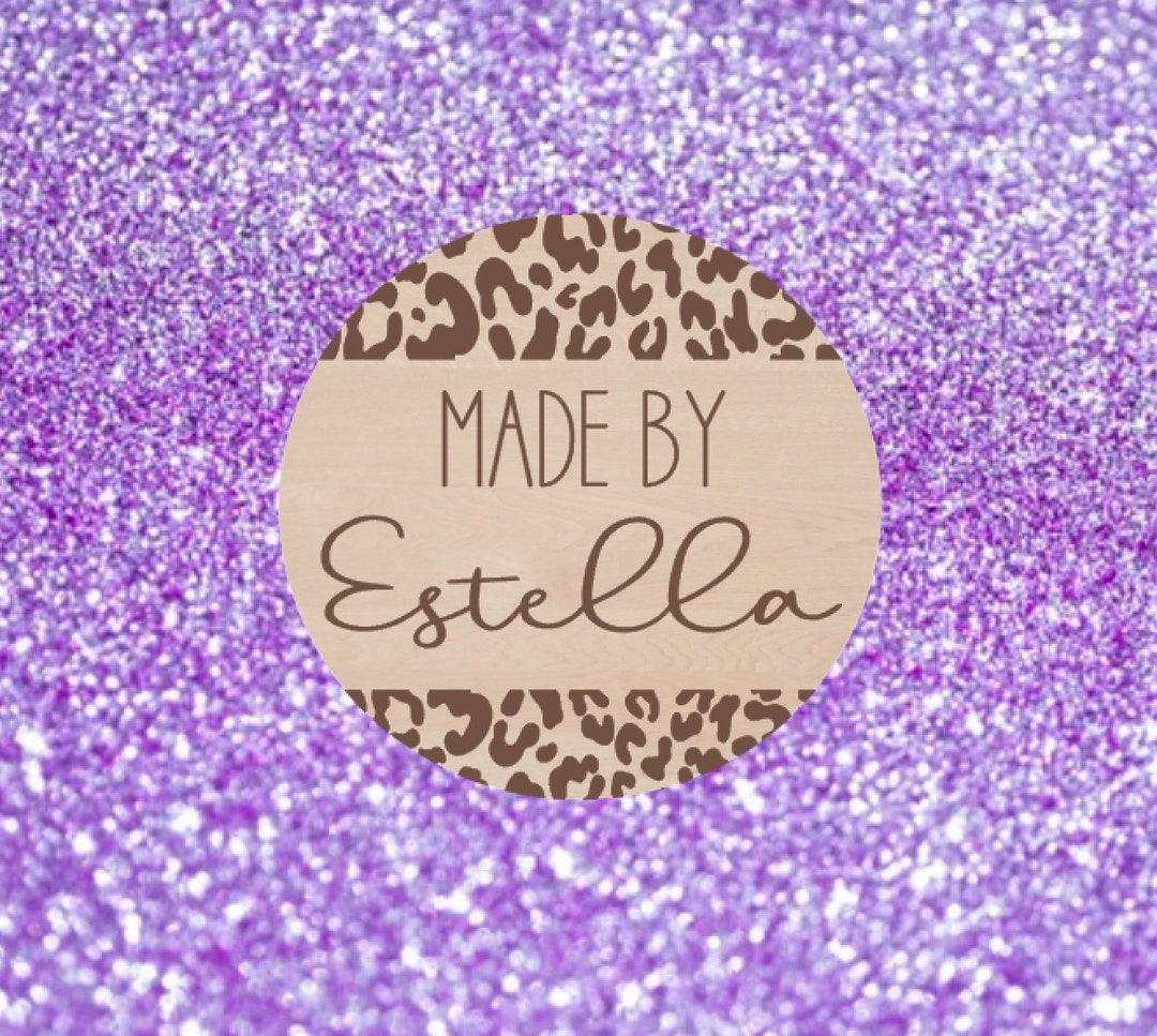 Personalized Made by Magnets, Custom Leopard Print Refrigerator Magnet ...