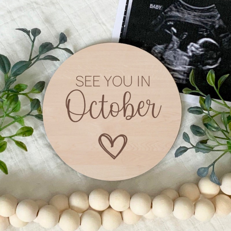 October Baby Announcement - Etsy