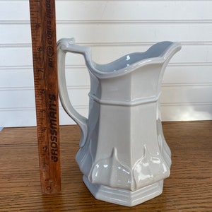 J Clementson Ironstone Pitcher Syndenham Shape - Etsy