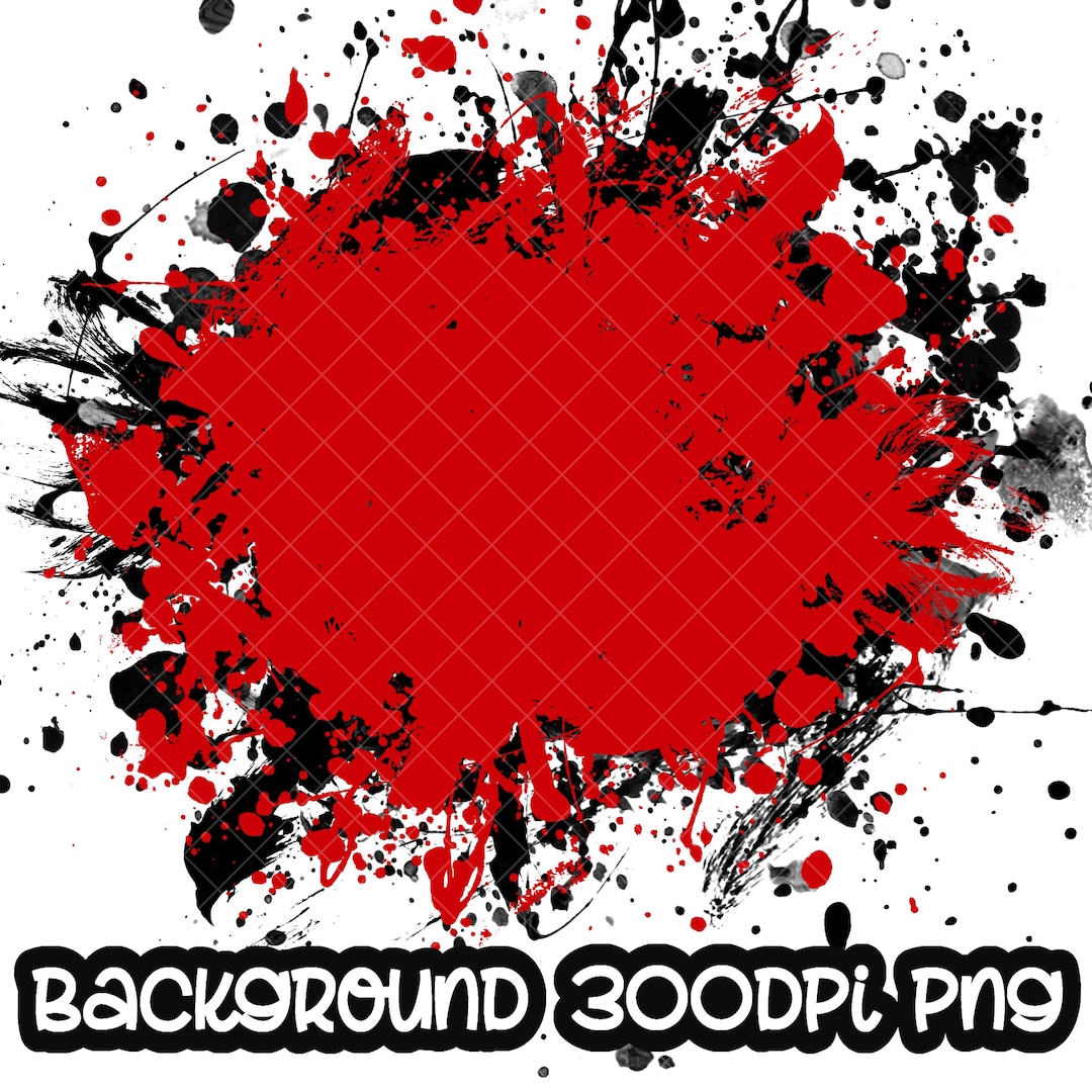 Background Paint Splatter Red Black | Splash Frame | Splatter ...