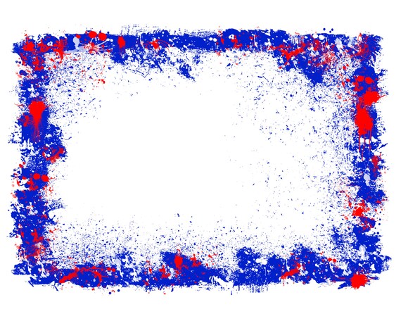 Red White And Blue Border
