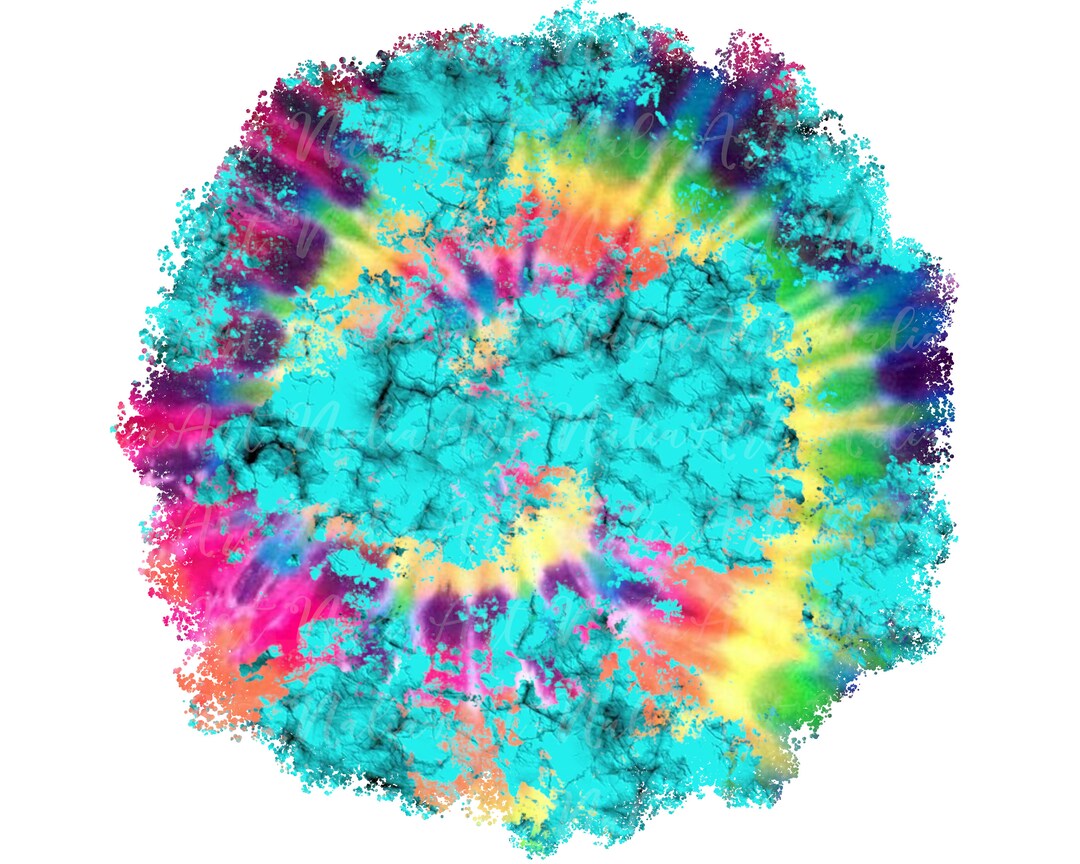 Background Turquoise Tie Dye Distressed Print Turquoise Grunge Splash ...