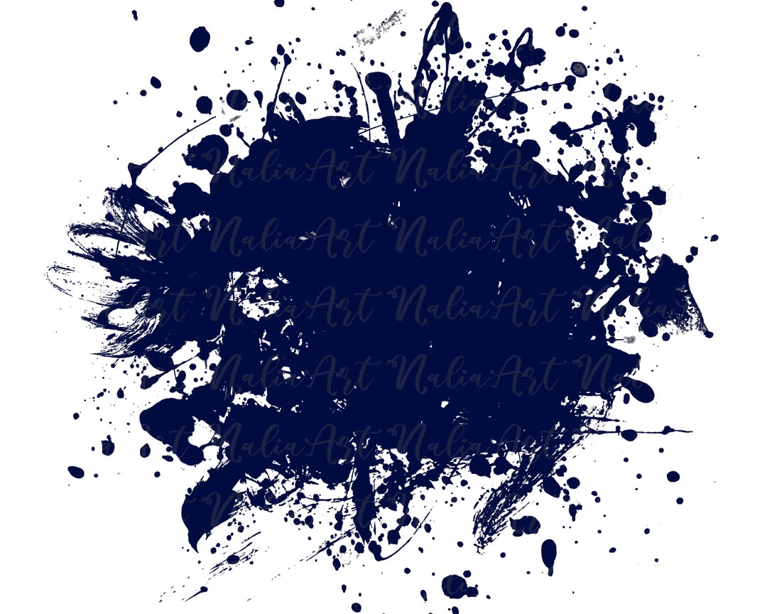 Background Paint Splatter Navy Splash Background Splatter Background ...