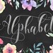 Chalkboard Alphabet Clip Art, Chalk Digital Clipart, Font, Letters ...
