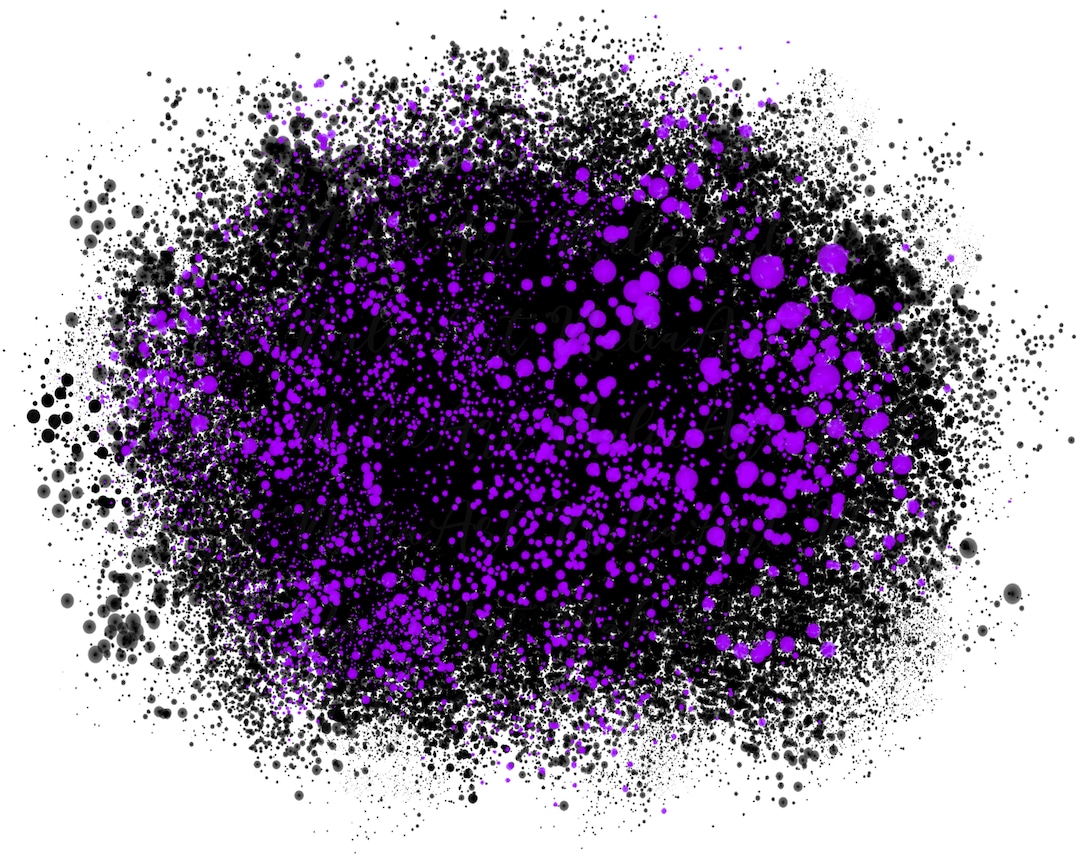 Background Paint Splatter Black Purple Splash Frame Splatter Background ...