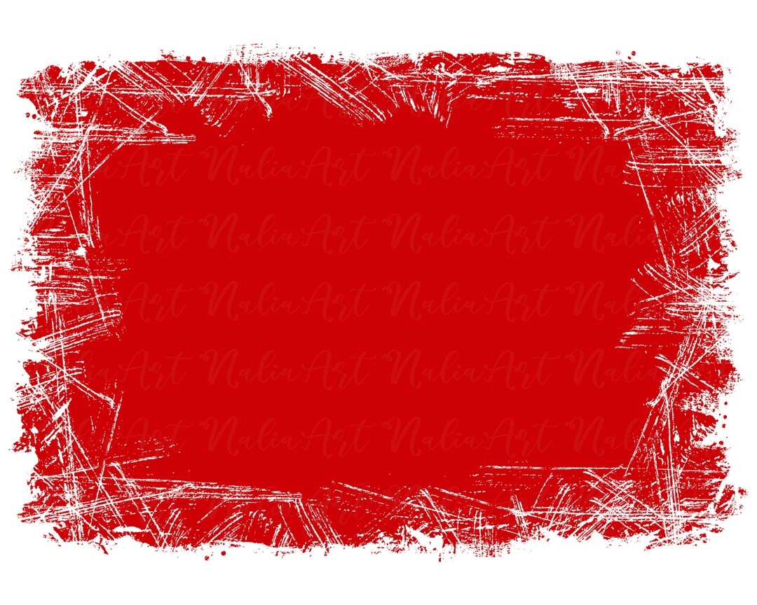 Frame Splatter Red Background Printable Artwork Splash Frame Paint ...