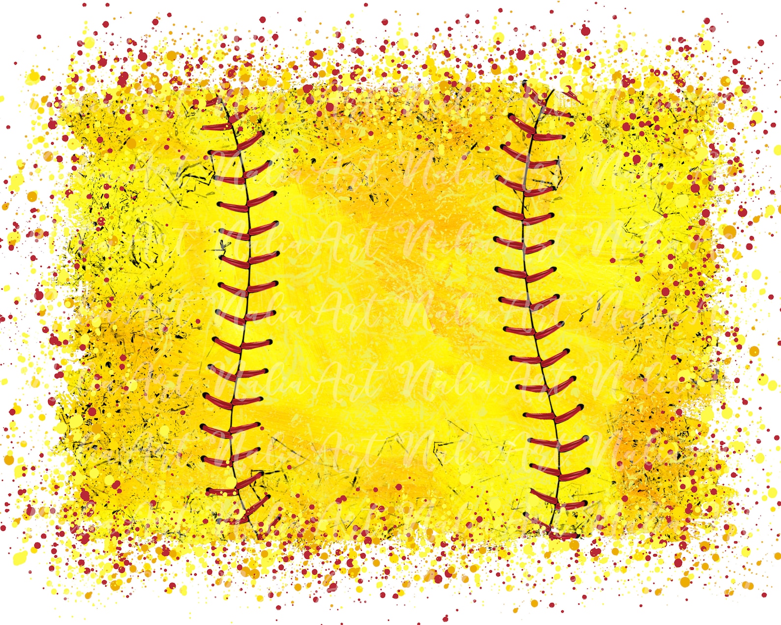 Background Softball Grunge Distressed Print Softball Splash Frame ...