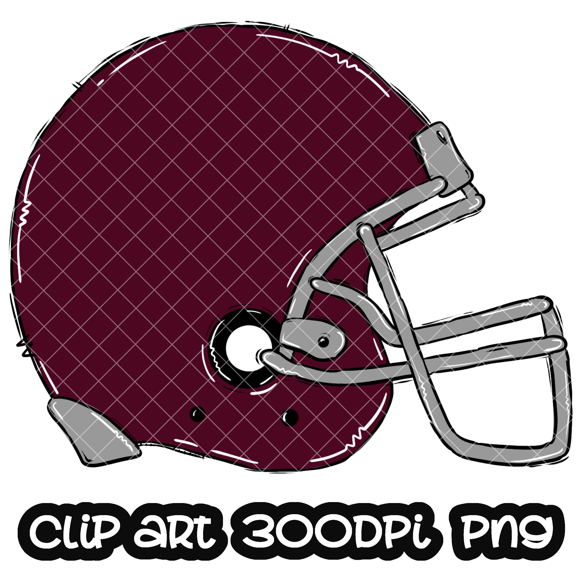 Helmet Football Maroon Digital Download Sublimation Game Time Sport ...