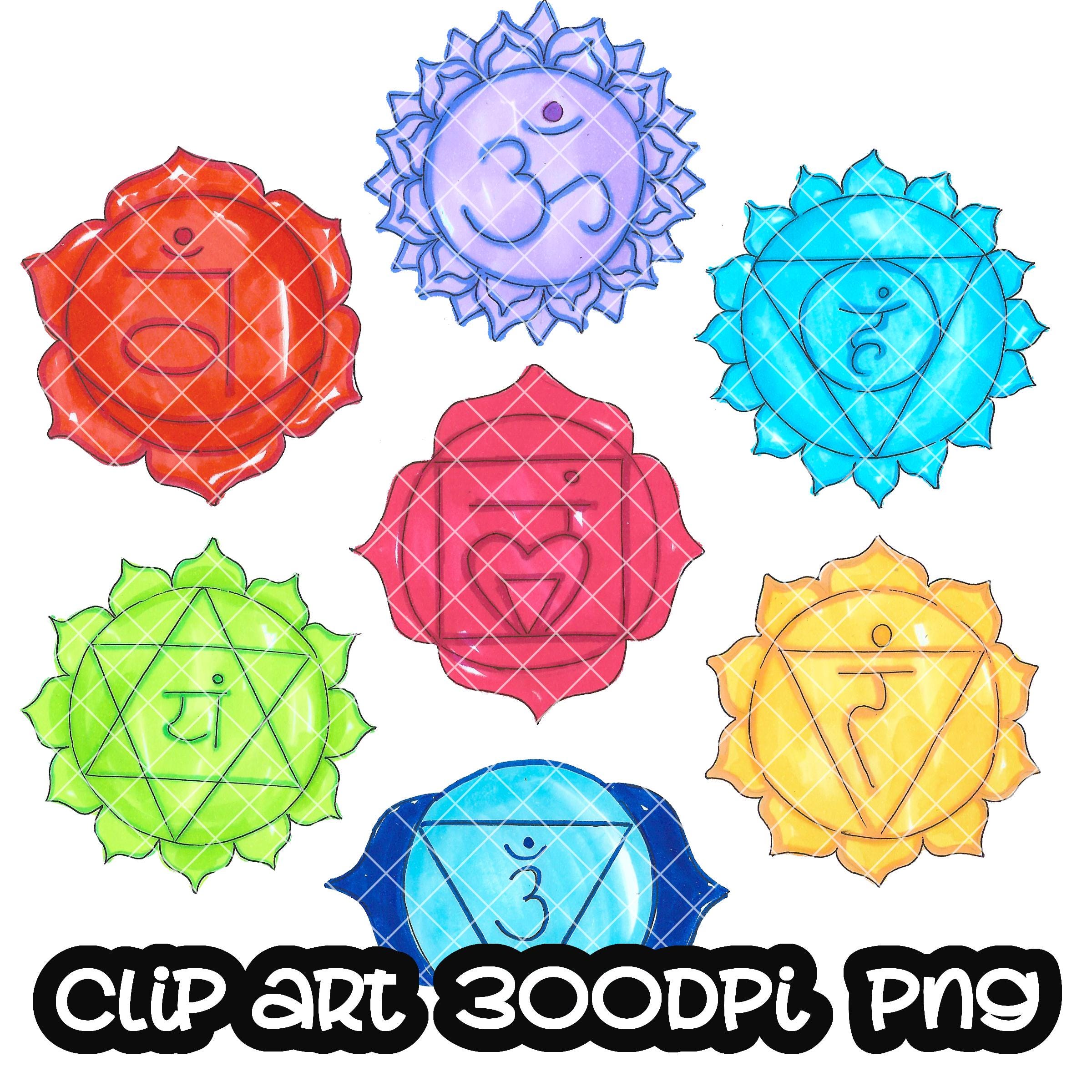 Chakra Clip Art, Watercolor Clipart (PNG, Instant Download) - Etsy ...