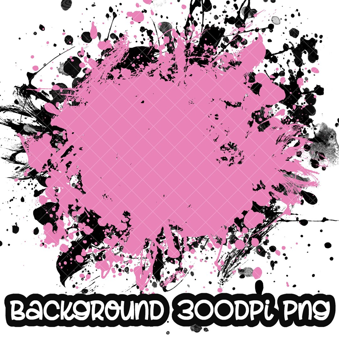 Background Paint Splatter Pink Black | Splash Frame | Splatter ...