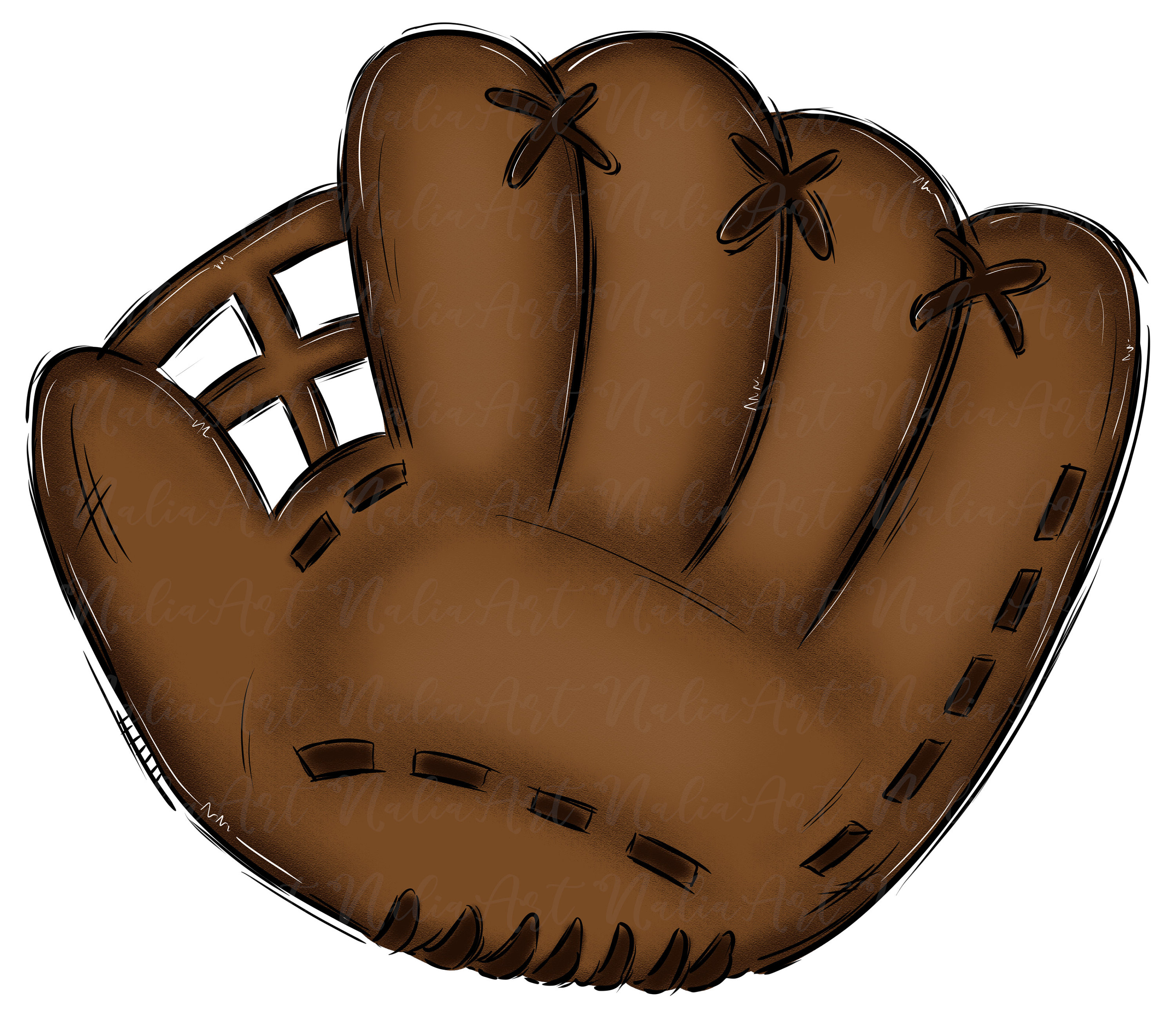 Softball Glove Clip Art