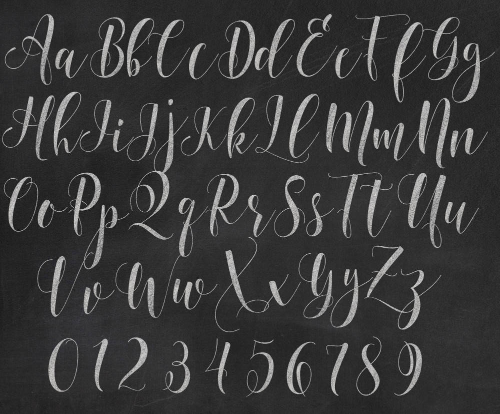 Chalkboard Alphabet Clip Art, Chalk Digital Clipart, Font, Letters ...