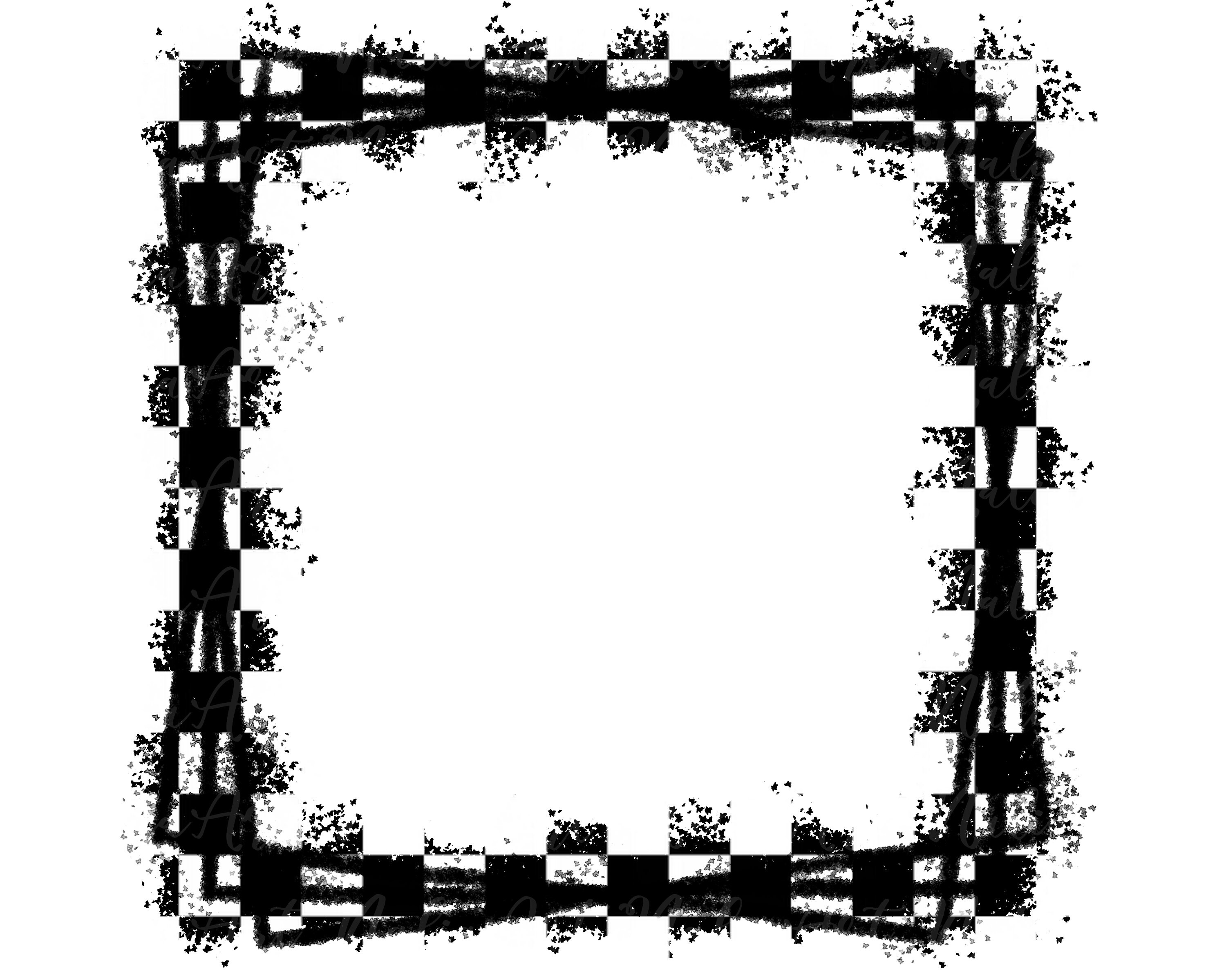 Frame Checkered Flag Distressed Checkered Flag Grunge Splash Frame ...