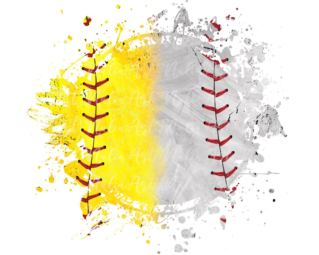 Background Baseball Softball Distressed Grunge Splash Frame Splatter ...